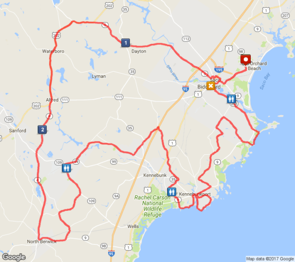 Maps & Directions - New England Parkinson’s Ride